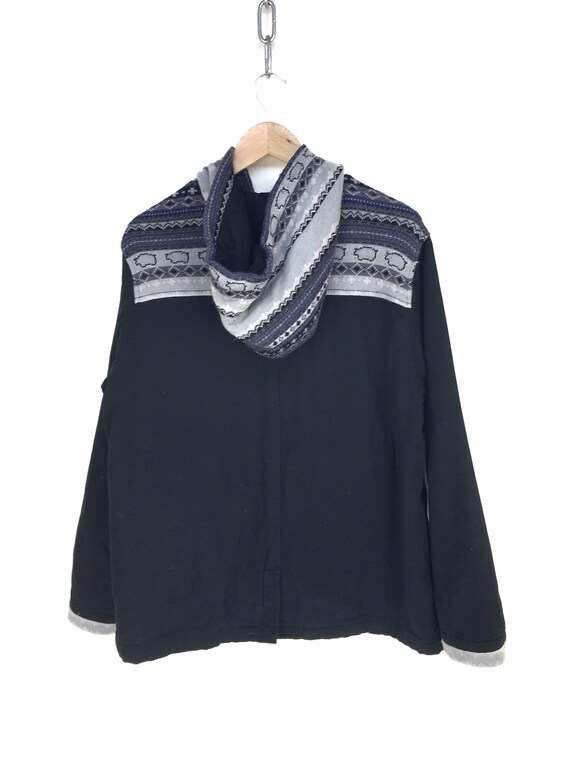 DRUGS STORE Navajo Hooded Quilting Jacket / vintage j… - Gem