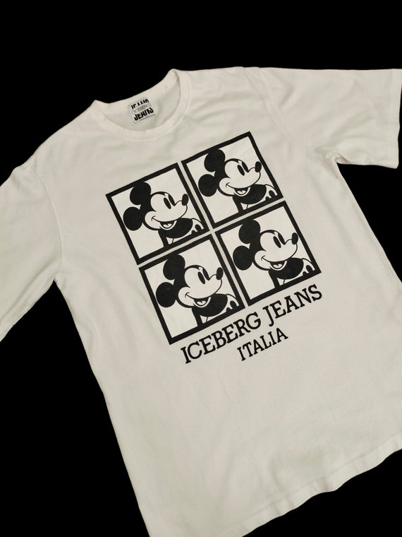 Vintage 2000s Disney Mickey Mouse Iceberg T-Shirt Siz… - Gem