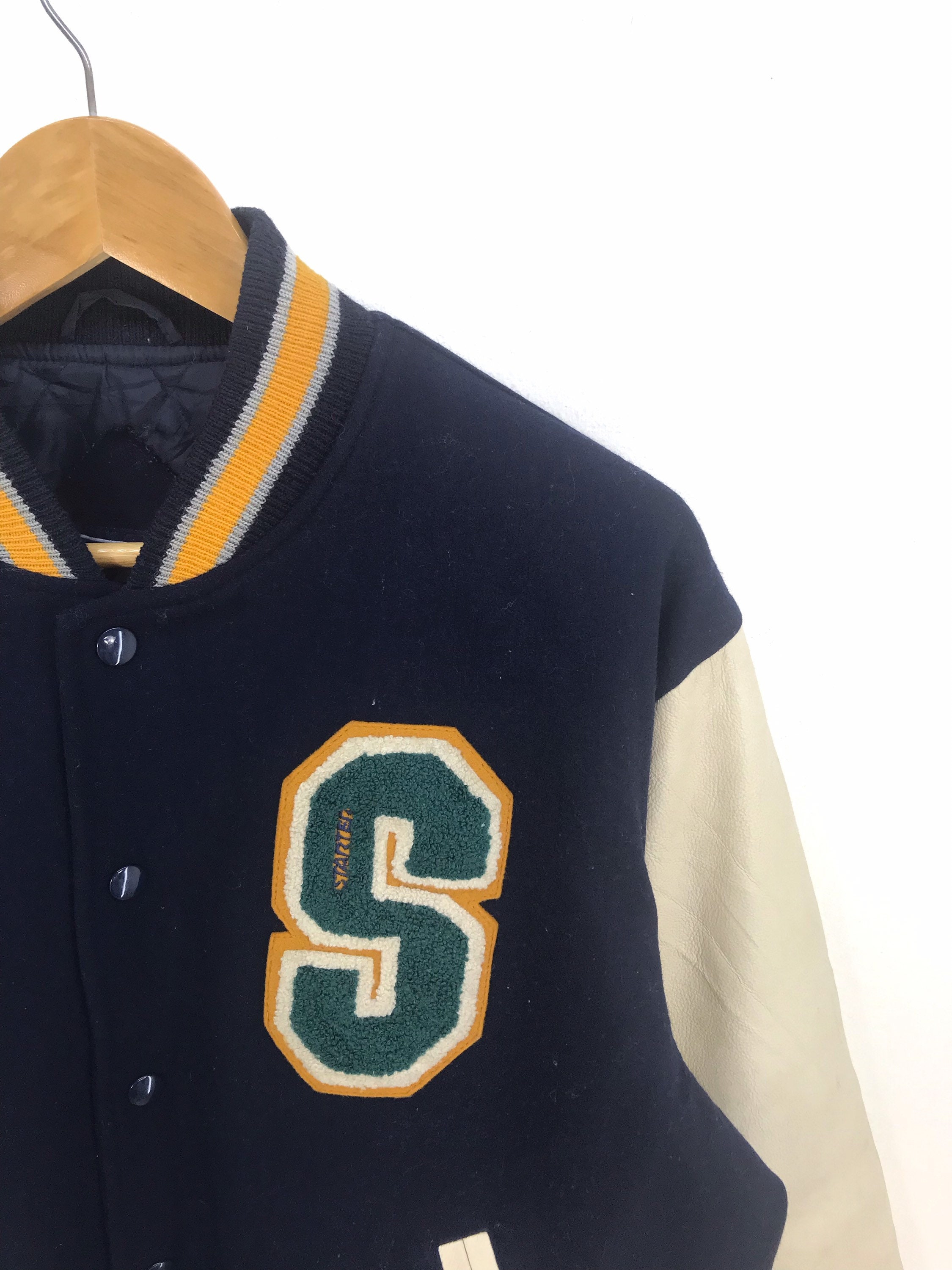 Vintage STARTER American Sport Letterman Varsity Jacket / Size | Etsy