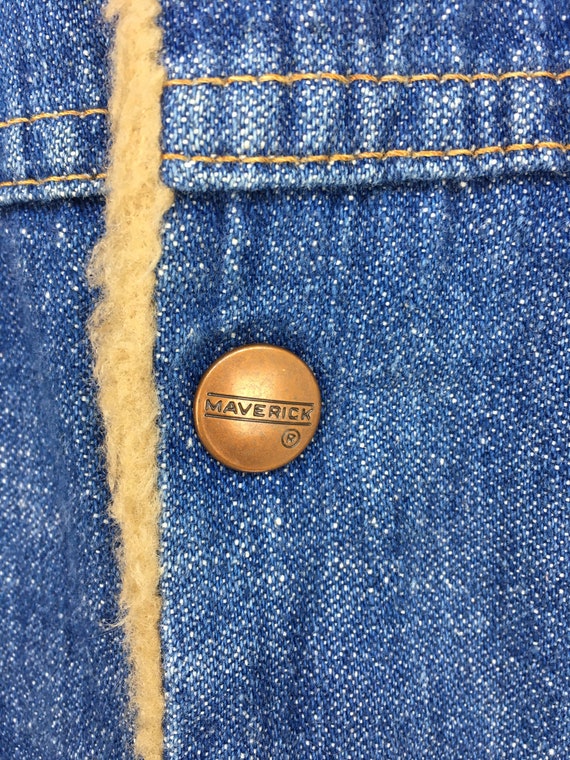 Vintage 70s MAVERICK BLUE BELL Denim Jacket / Blue Be… - Gem