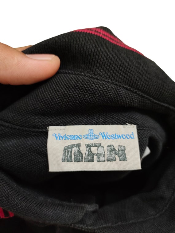 OG 90s Vivienne Westwood Man 'Orb" Embroidered Longsl… - Gem