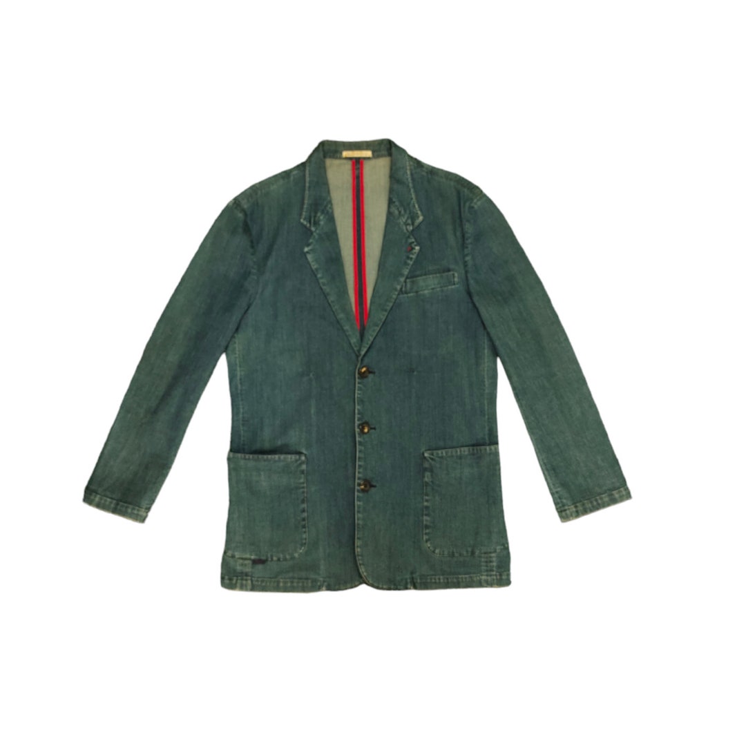 Vintage Papas Denim Blazer Jacket, Made in Japan, Size M - Etsy