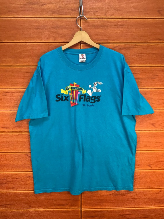 Vintage 90's 45th Anniversary Six Flags Looney Tunes … - Gem