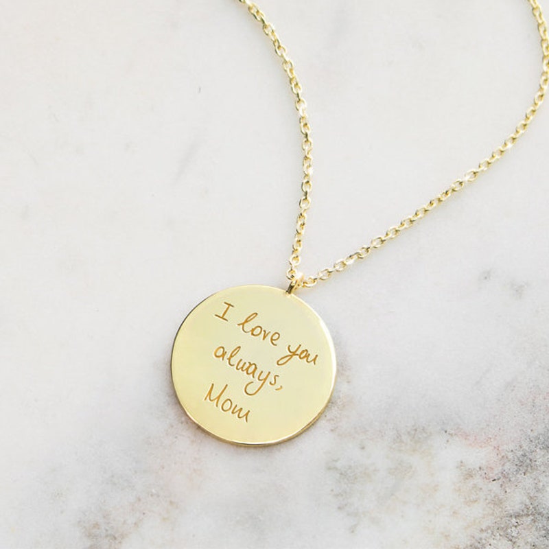 Custom Gold Pendant - Etsy