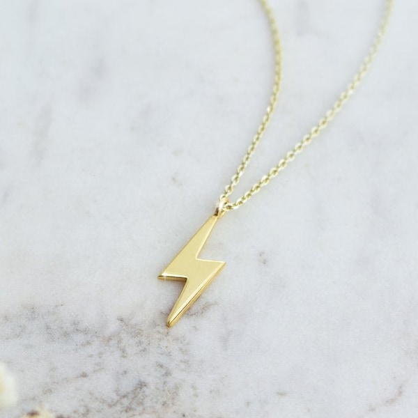 Lightning Charm - Etsy