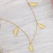 Gold Lemon Charms Necklace, 9K 14K 18K Yellow Gold Necklace, Multi ...