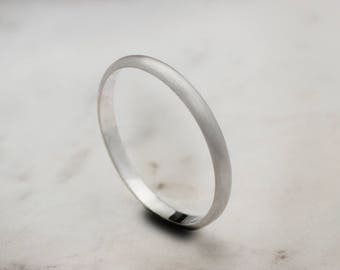 Satin Finish Ring - Etsy