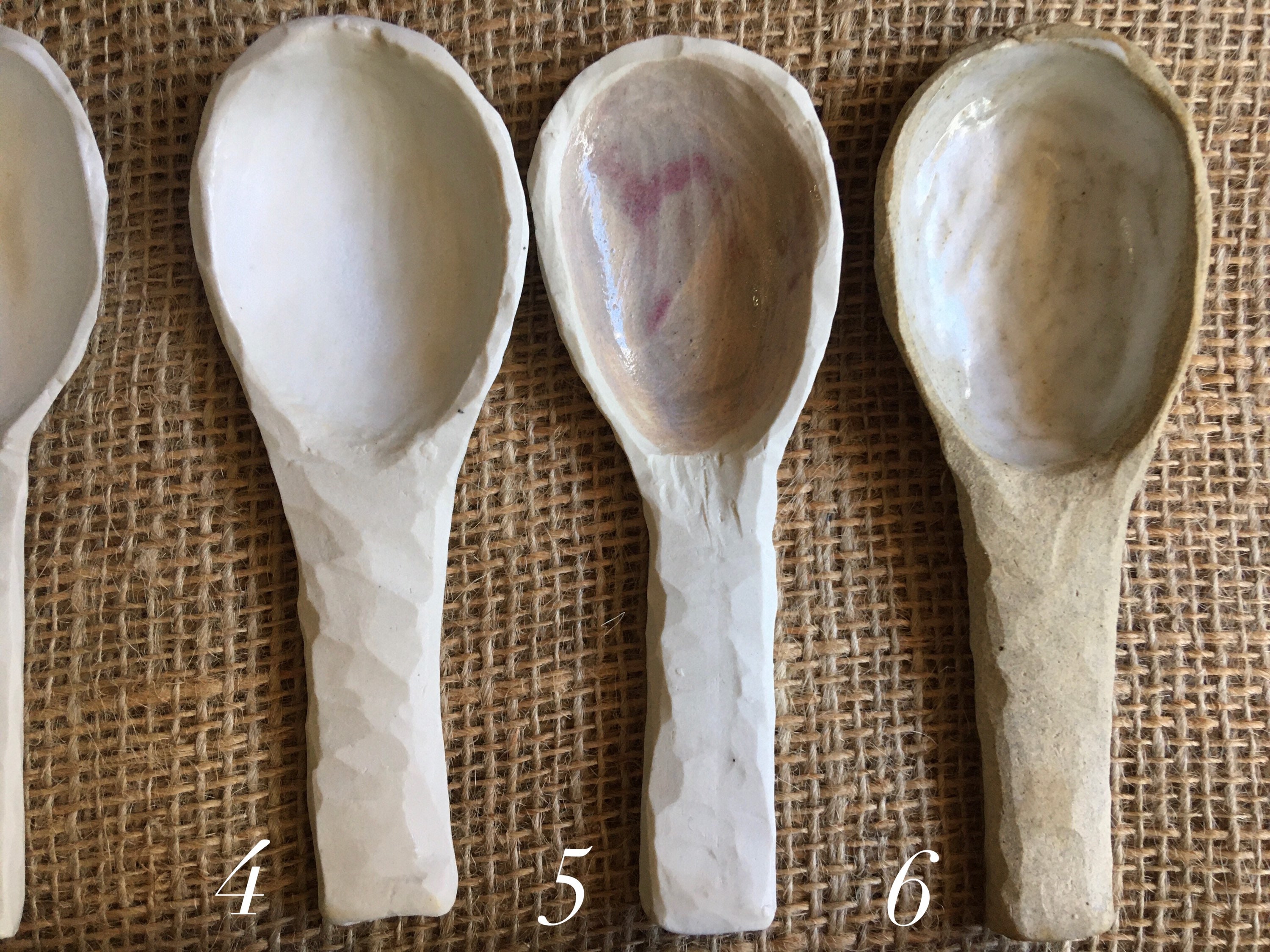 Handmade Ceramic Soup Spoon 13cm Kitchen & Dining Serving Utensils etna ...