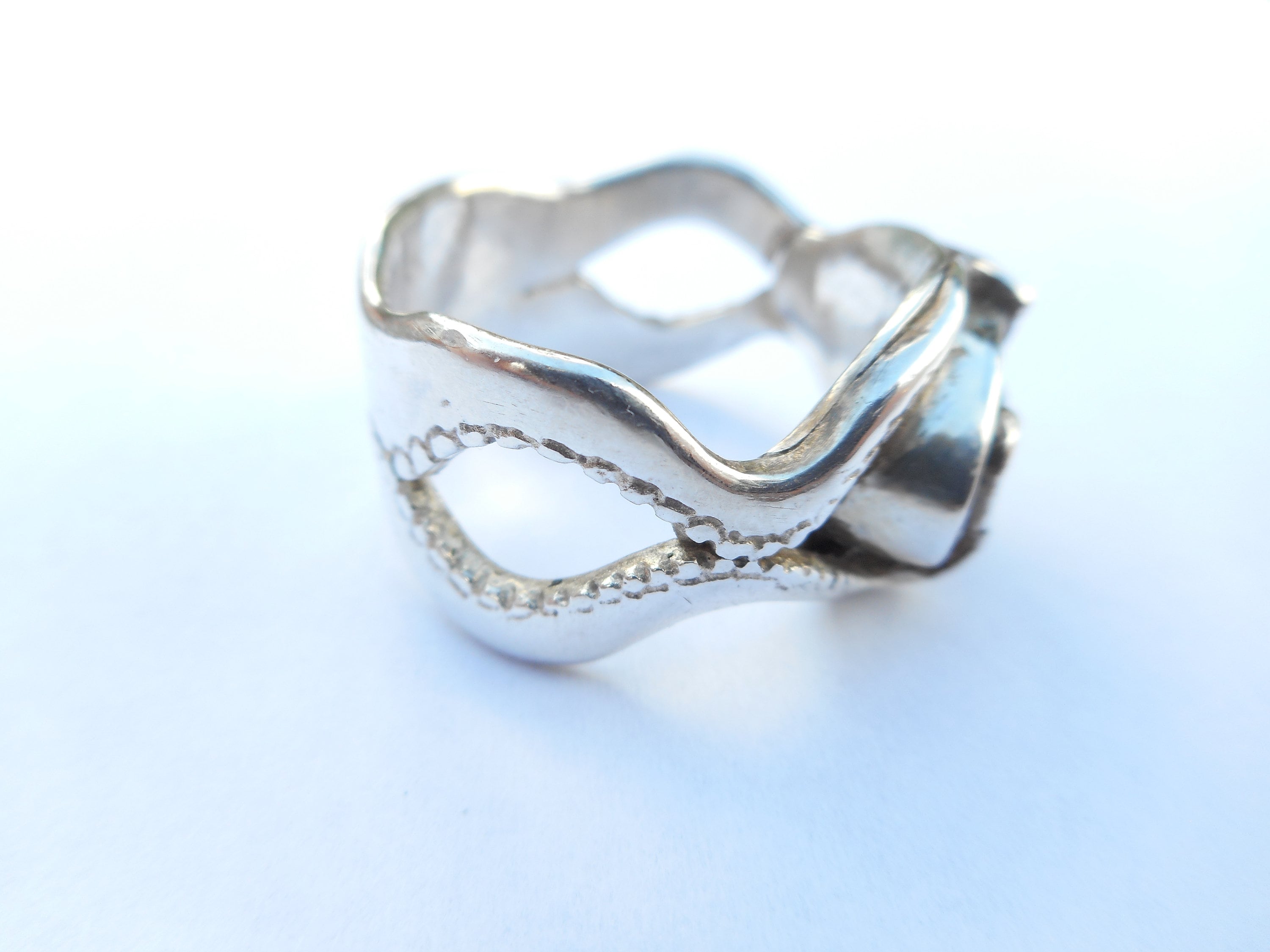 Eye Tentacle Ring Sterling Silver Octopus Steampunk Bizarre Kthulu - Etsy