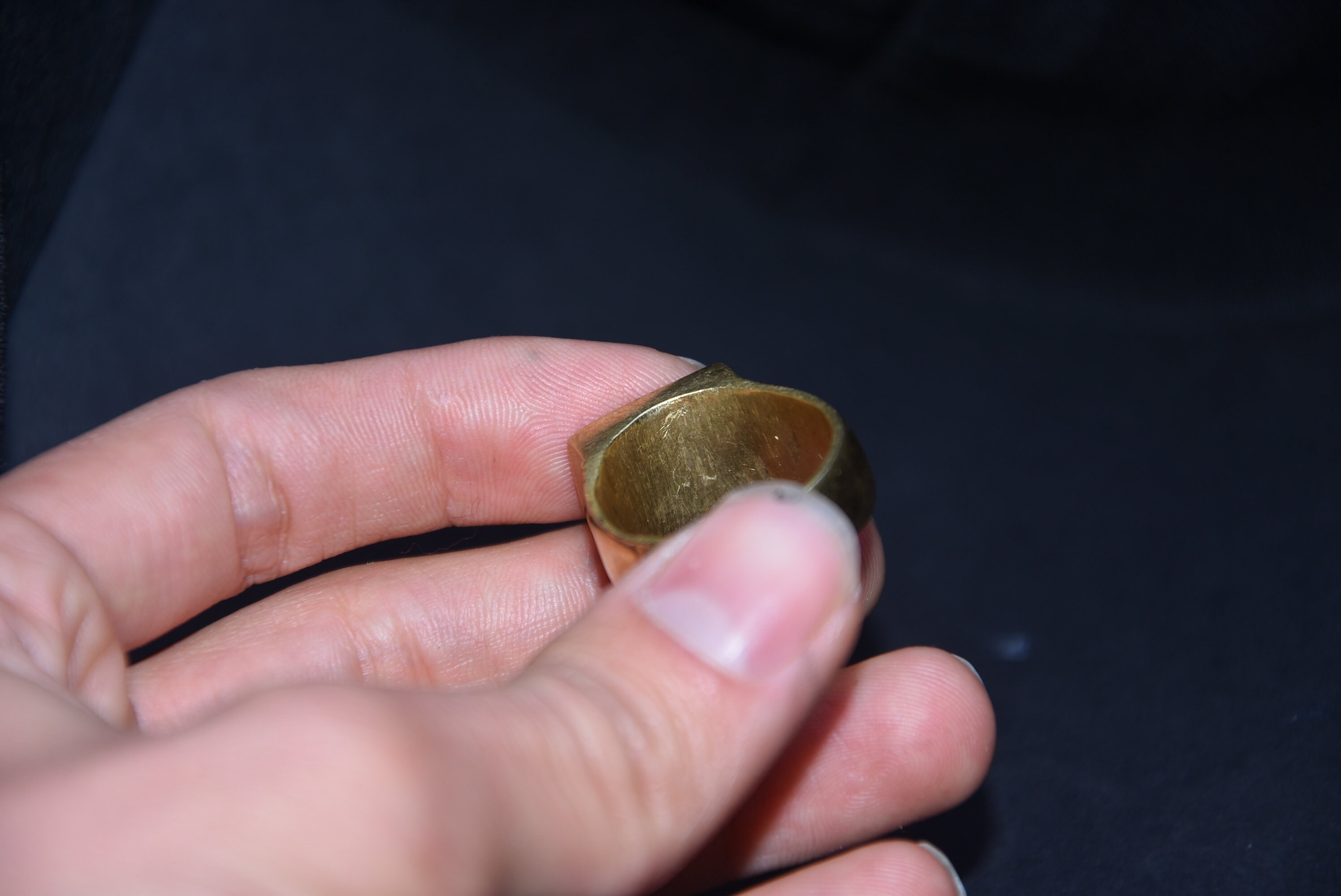 Tuareg Hard Ring Copper , Brass Ring Handmade