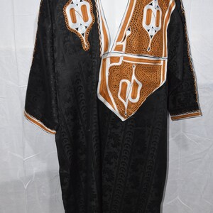 Traditional Dress of Mauritania , Tuareg Black and Bleu Indigo Clothing ...