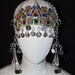 Berber Headdress , "taounza" Berber Head Ornament Plated Silver, Enamel ...