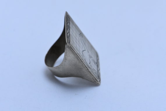 Tuareg Camel Ring , handmade ring touareg talisman , … - Gem