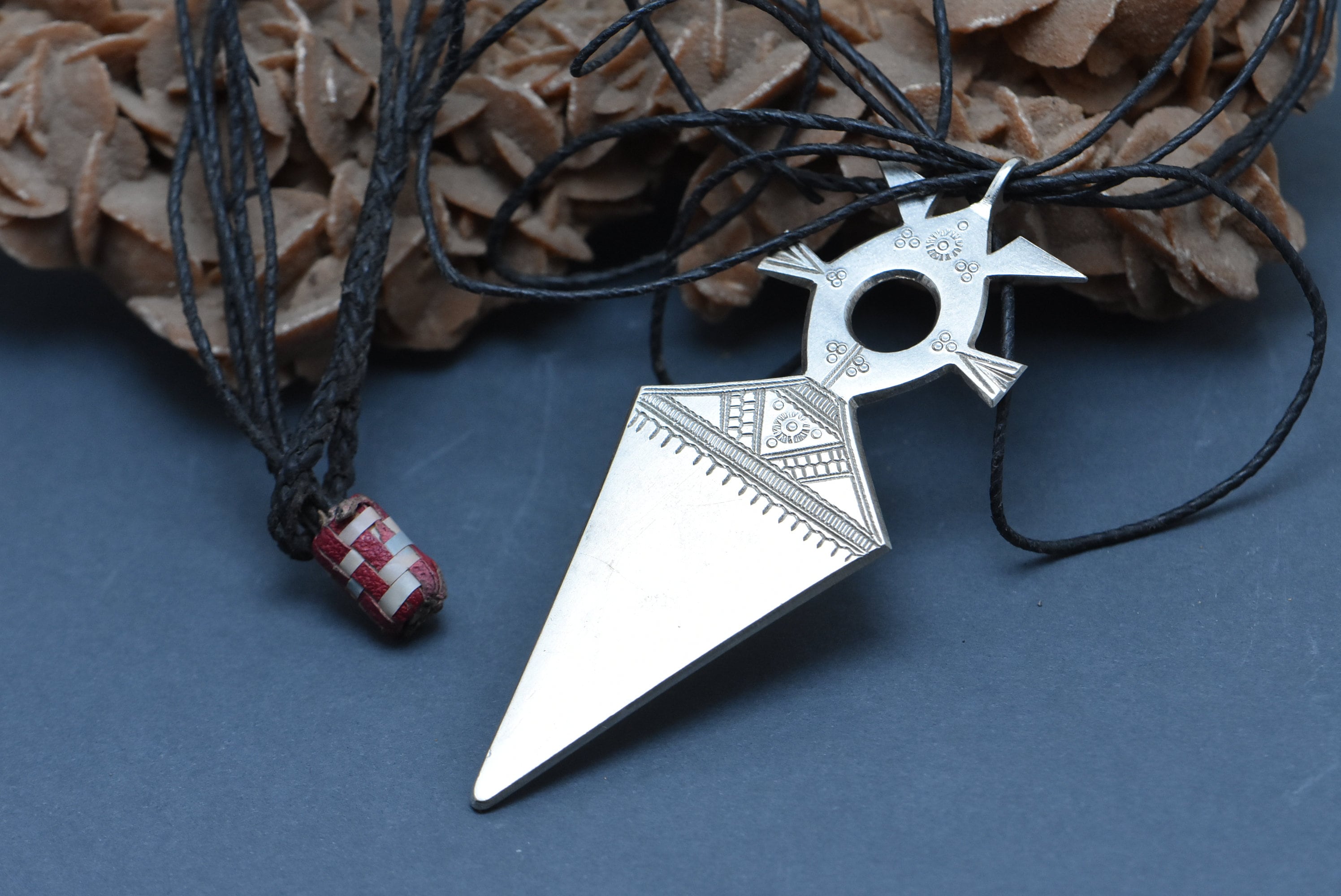 Tuareg cross of agadaz perfect African very rare cross silver