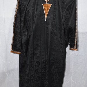 Traditional Dress of Mauritania , Tuareg Black and Bleu Indigo Clothing ...