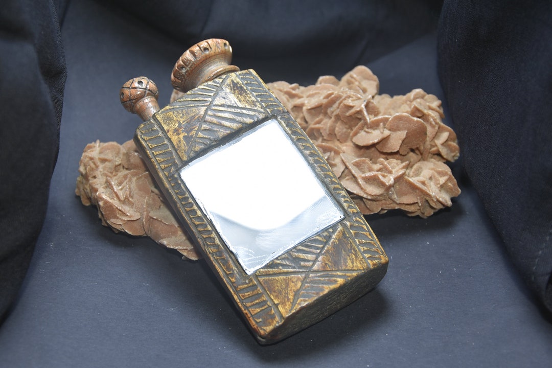 Old Kajal Kohl Wood Bottle Morocco | Moroccan Jewels Antique Empty ...