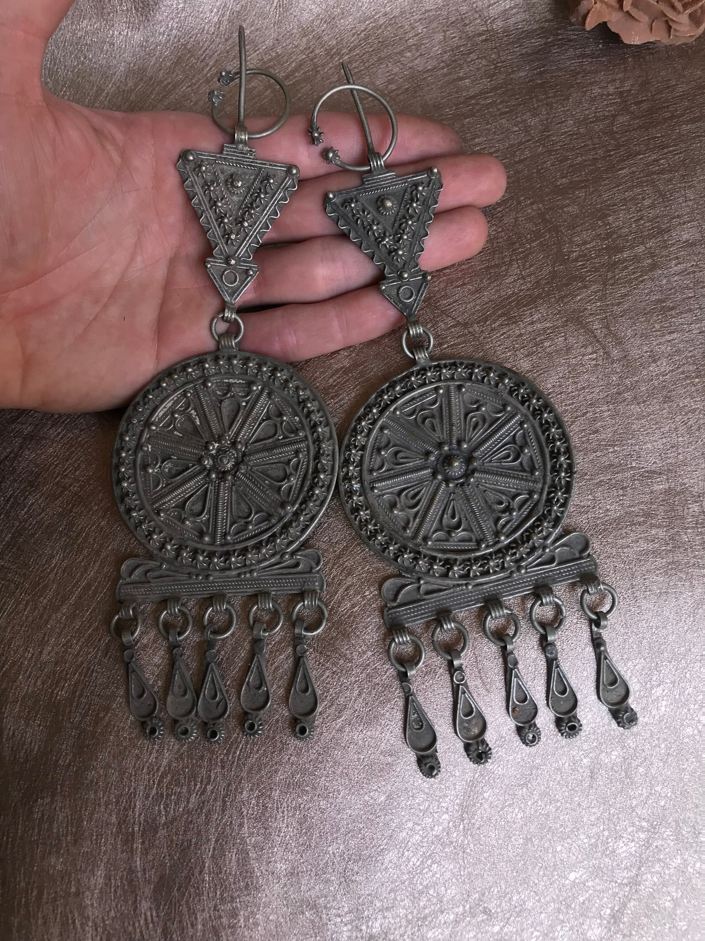 bijoux marocain ancienne fibule argent marocain,paire de bijoux berbère ...