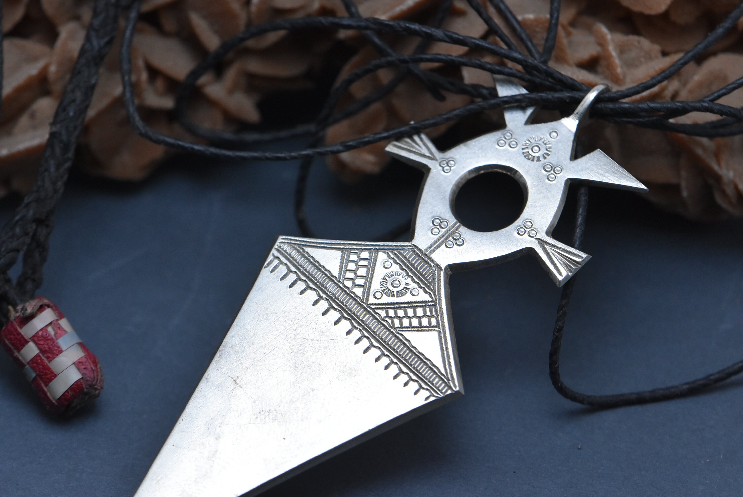 Tuareg cross of agadaz perfect African very rare cross silver