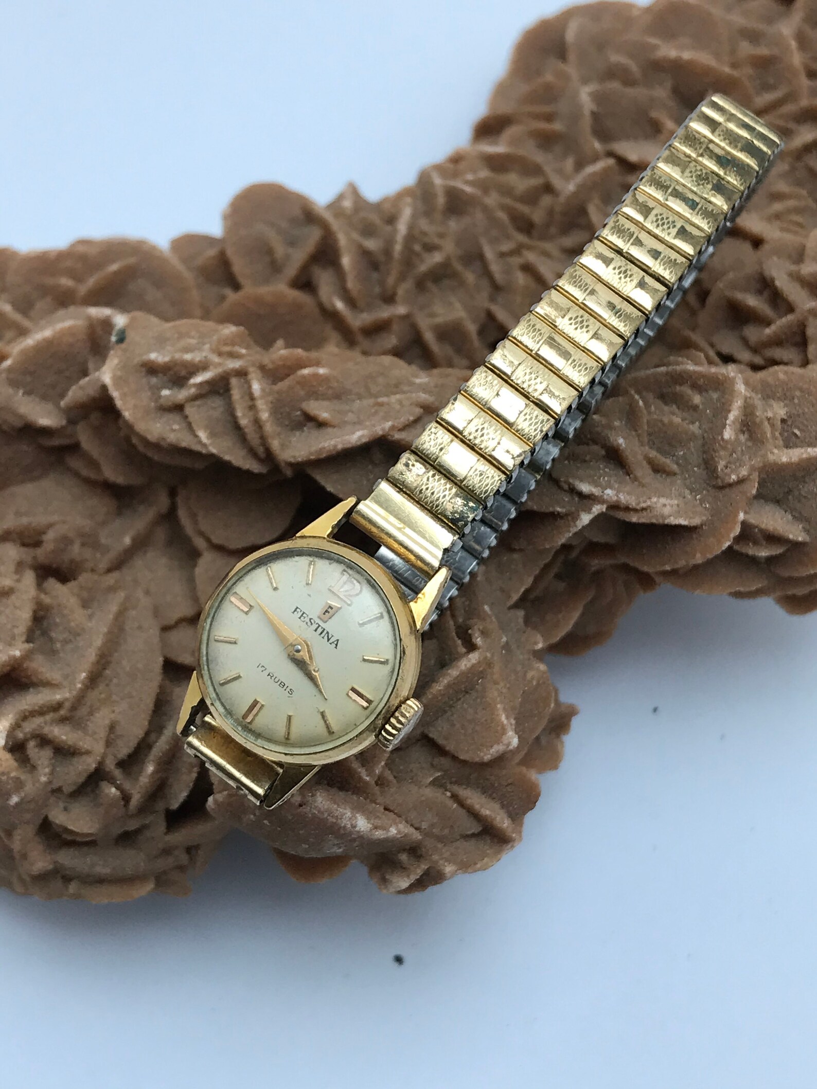 VINTAGE FESTINA Gold Plated Ladies Watch Swiss MADE 17J - Etsy