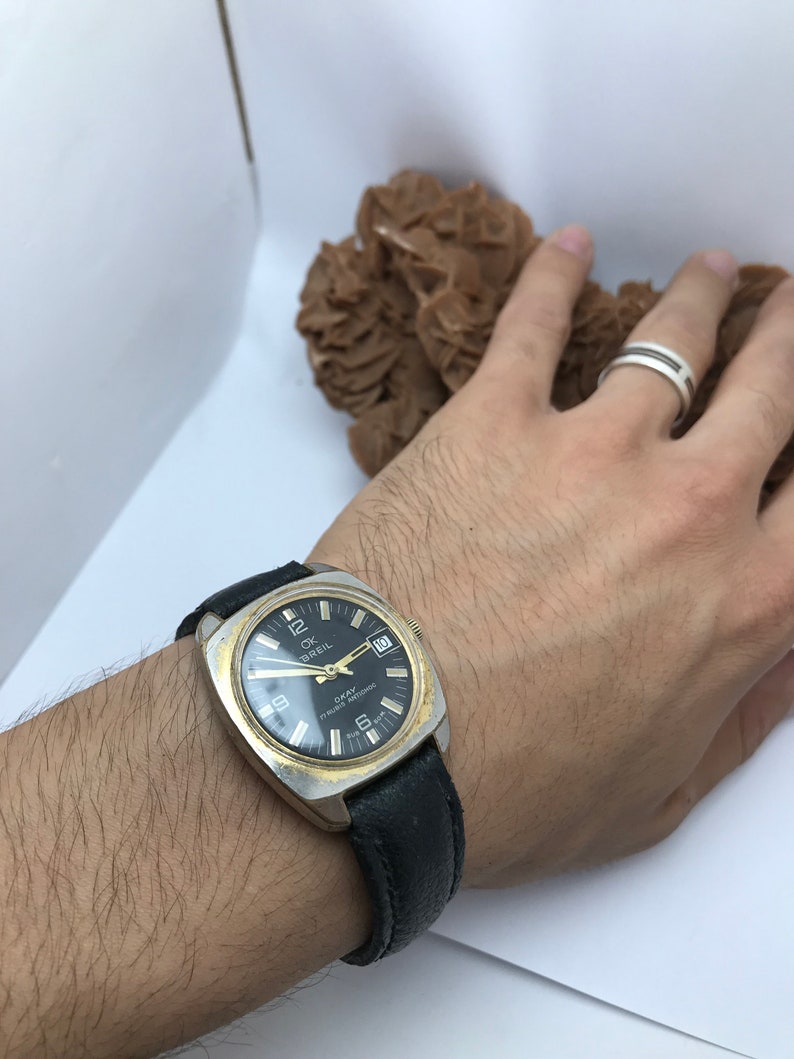 Rare OK BREIL Watch Okay 17 Rubis Antichoc Watchvintage Ok | Etsy
