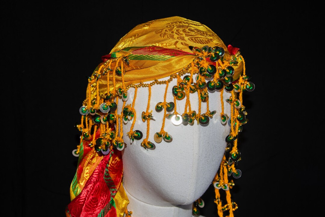 Berber Headdress Foulard , Ait Atta TASABNIT Headdress - Etsy