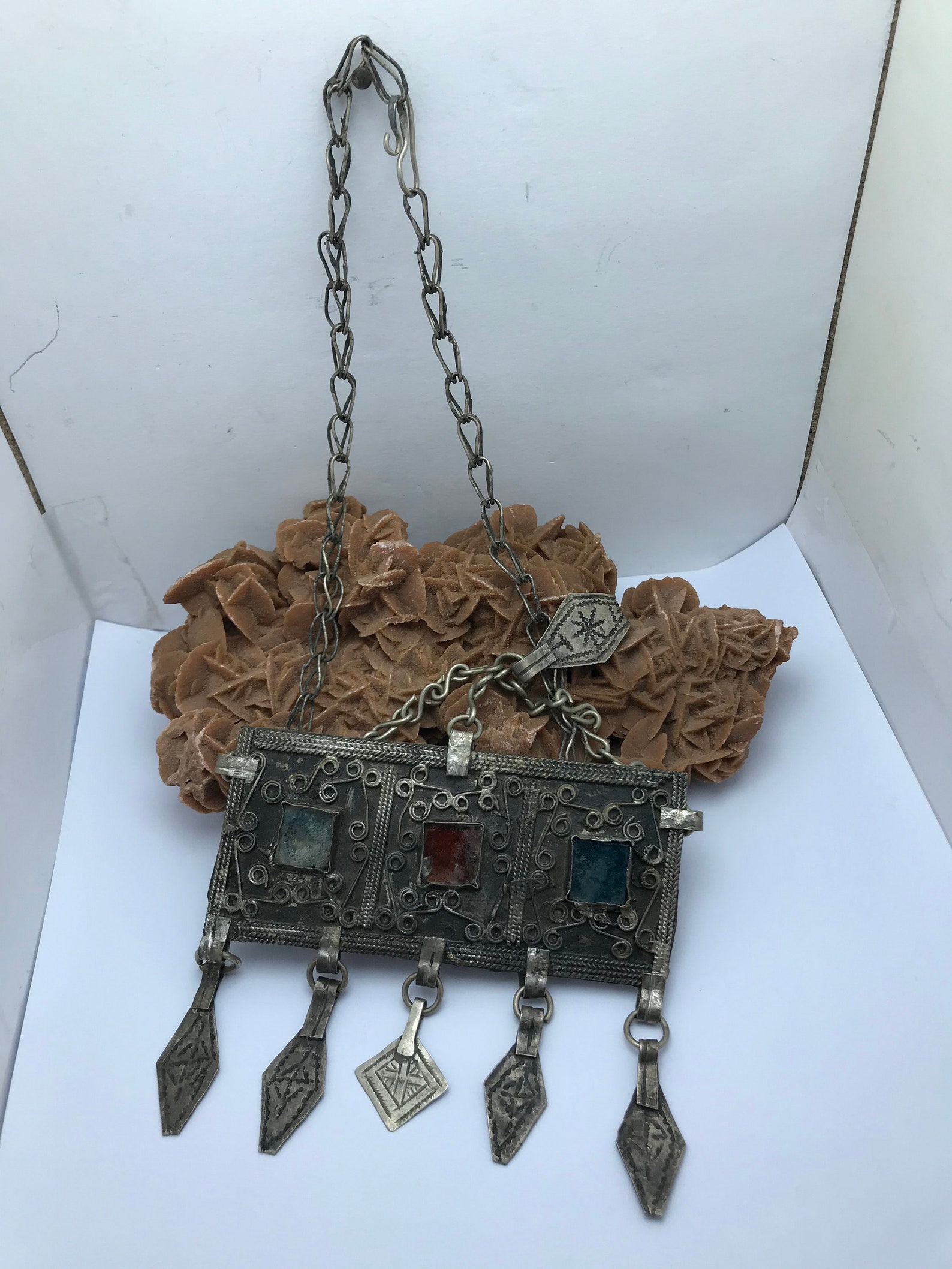 Berber head ornament Morocco silver 1930s rere ethnic berber | Etsy