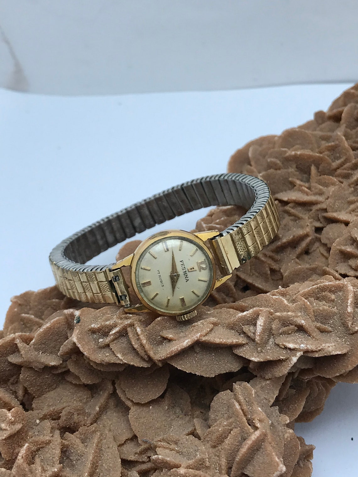 VINTAGE FESTINA Gold Plated Ladies Watch Swiss MADE 17J - Etsy