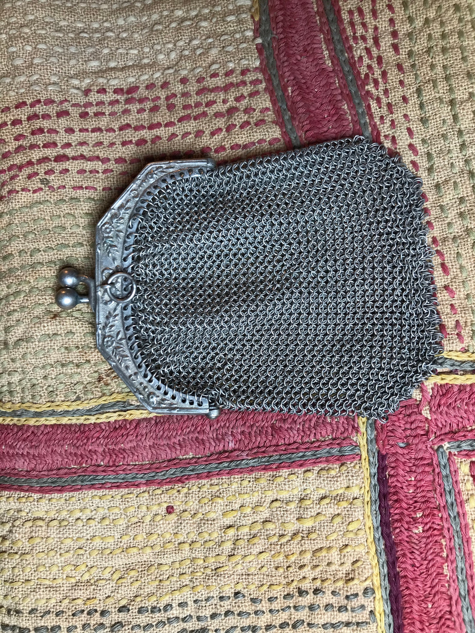 Antique Wallet Silver silver Small Wallet Ethnic Silver - Etsy