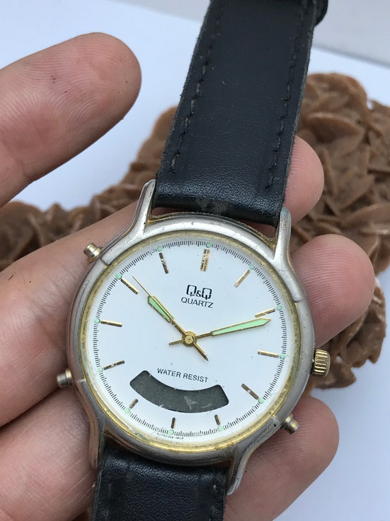 Vintage Watch – Q&Q QUARTZ , old watches swiss - Gem