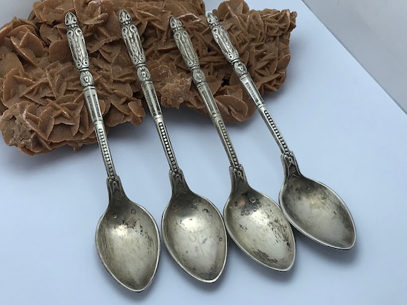 Old Spoon Silver Lots of 4 Silver Moroccan Spoon Afican | Etsy