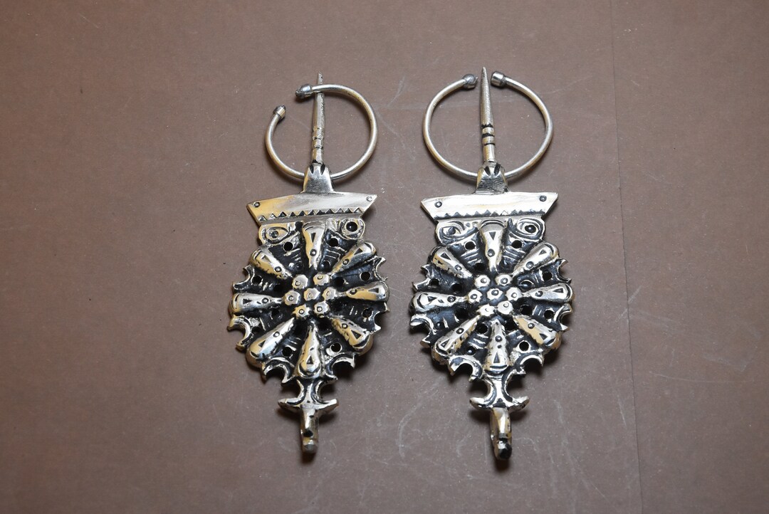 PAIRES DE fibules BERBÈRES artisanales ethniques marocaines zagora ...