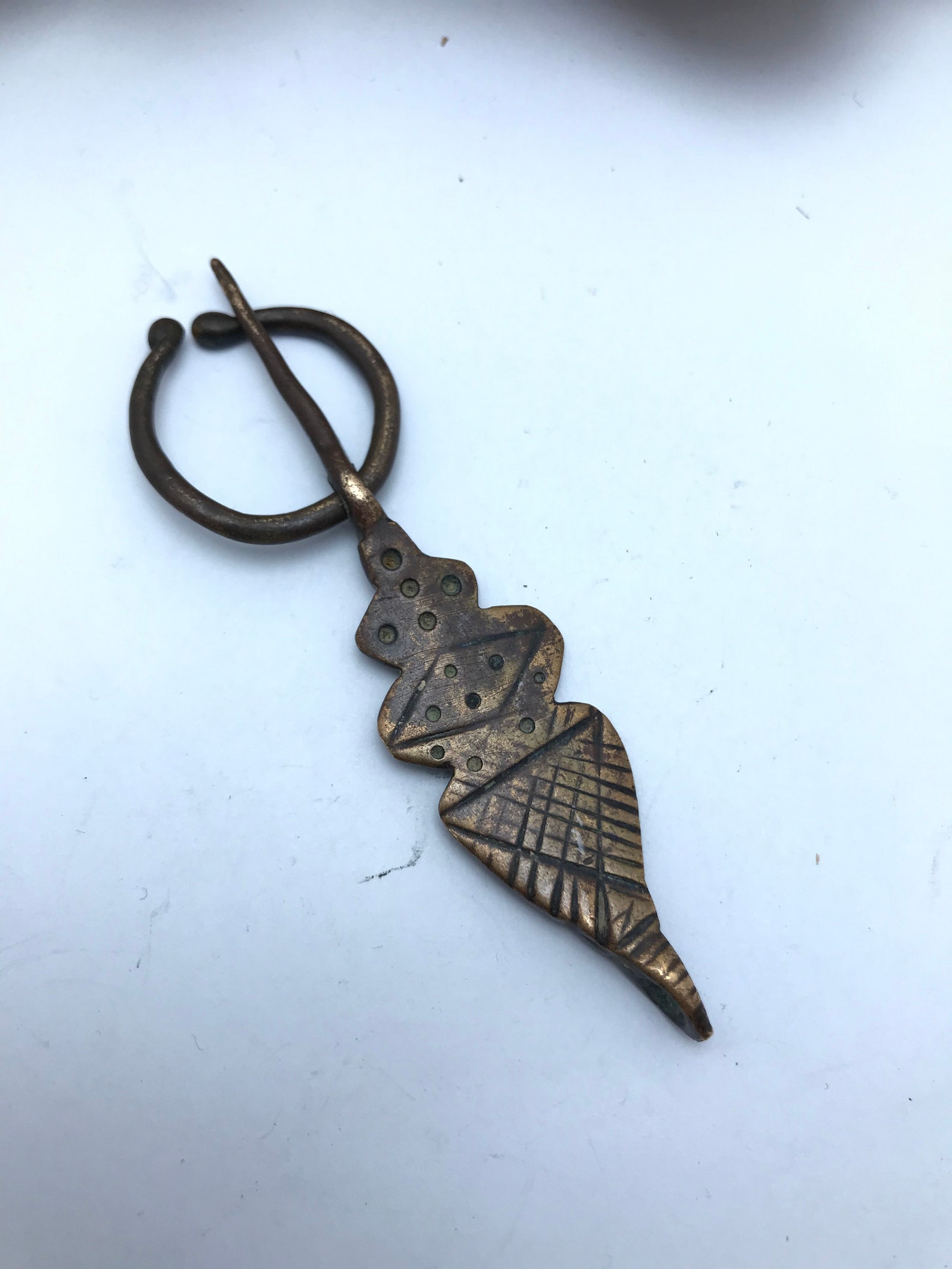 Old Ethnic Brass Cuivre Fibula, Antique Berber Fibula - Etsy