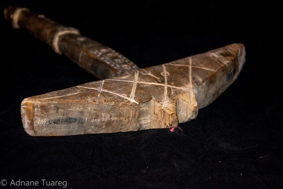 Vintage Tuareg Wood Sugar Hammer, 1960s - Gem