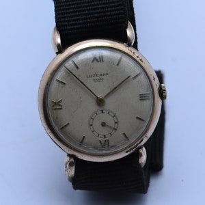 Luzerna Watch Swiss 1950s , Rare Swiss Watch Luzerna Montre - Etsy