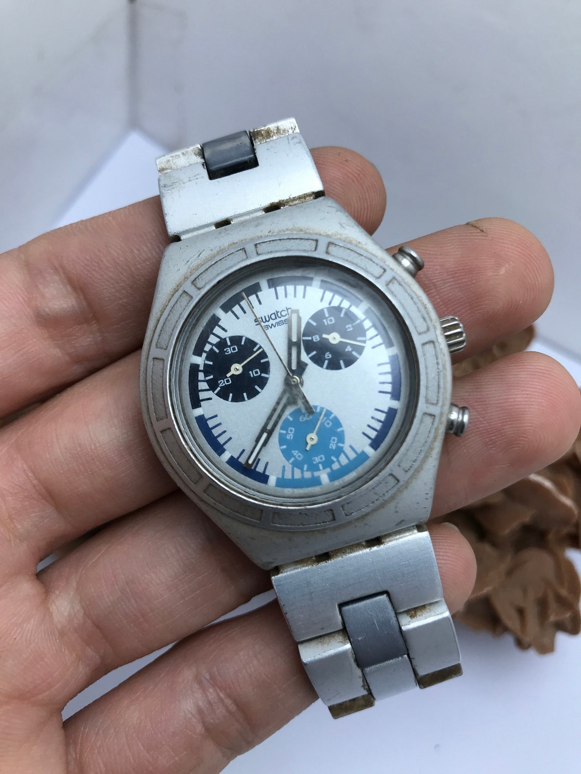 Swatch Irony Aluminium SWATCH Irony Rare 2004 Chronograph - Etsy