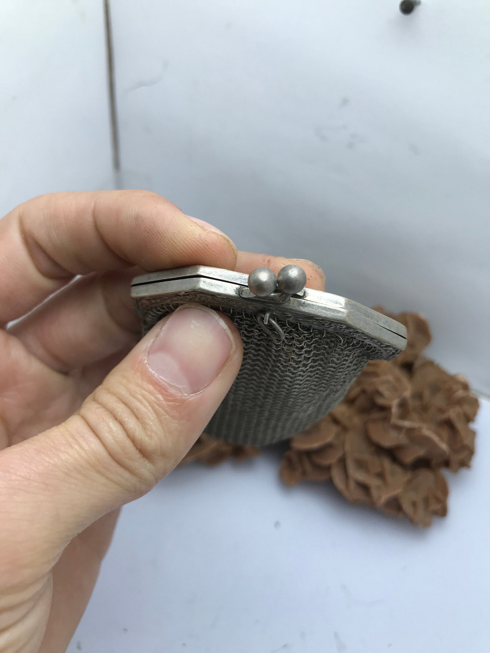 Antique Wallet Silver silver Small Wallet Ethnic Silver - Etsy