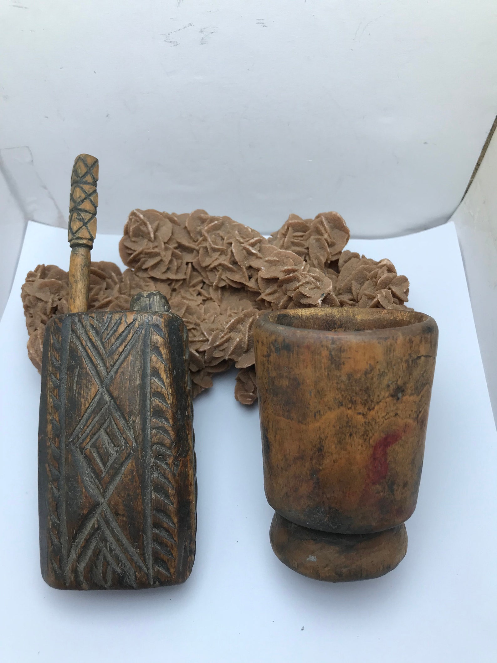 Africa Paire Kohl Eyeliner Pots From the South of Morocco. - Etsy