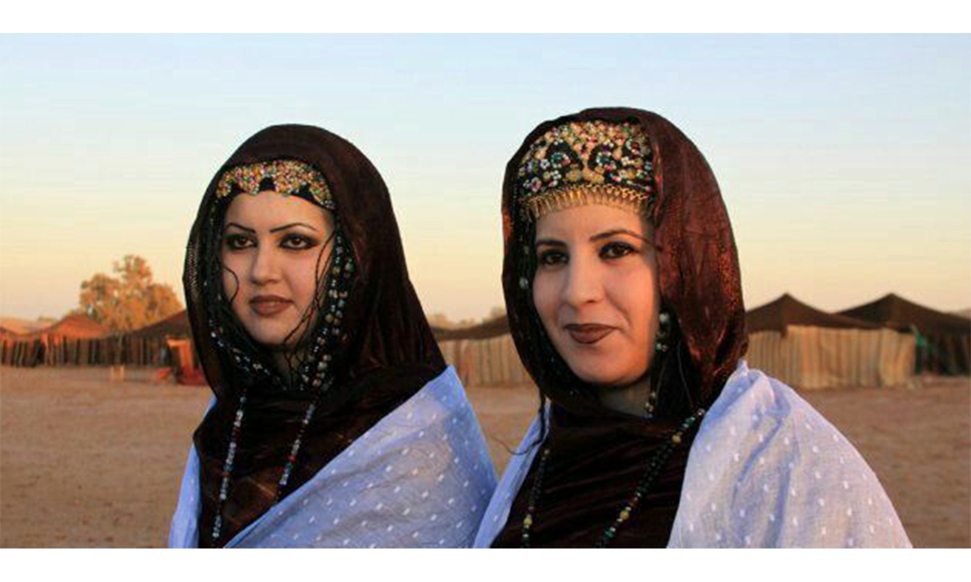 Tuareg Woman Dress Melhfa Nila , Nila Melhfa Indigo color , marriage femme touareg