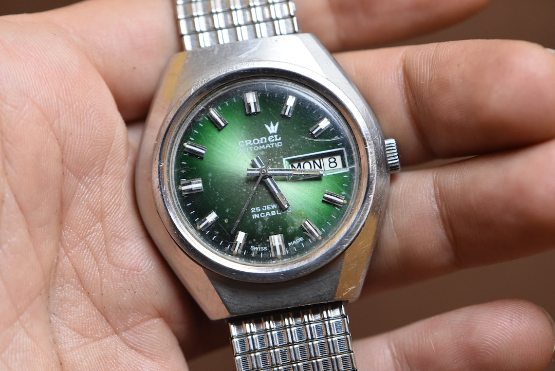 Cronel Automatic Watch 25 Jewels Incabloc , Cronel Daydate - Etsy