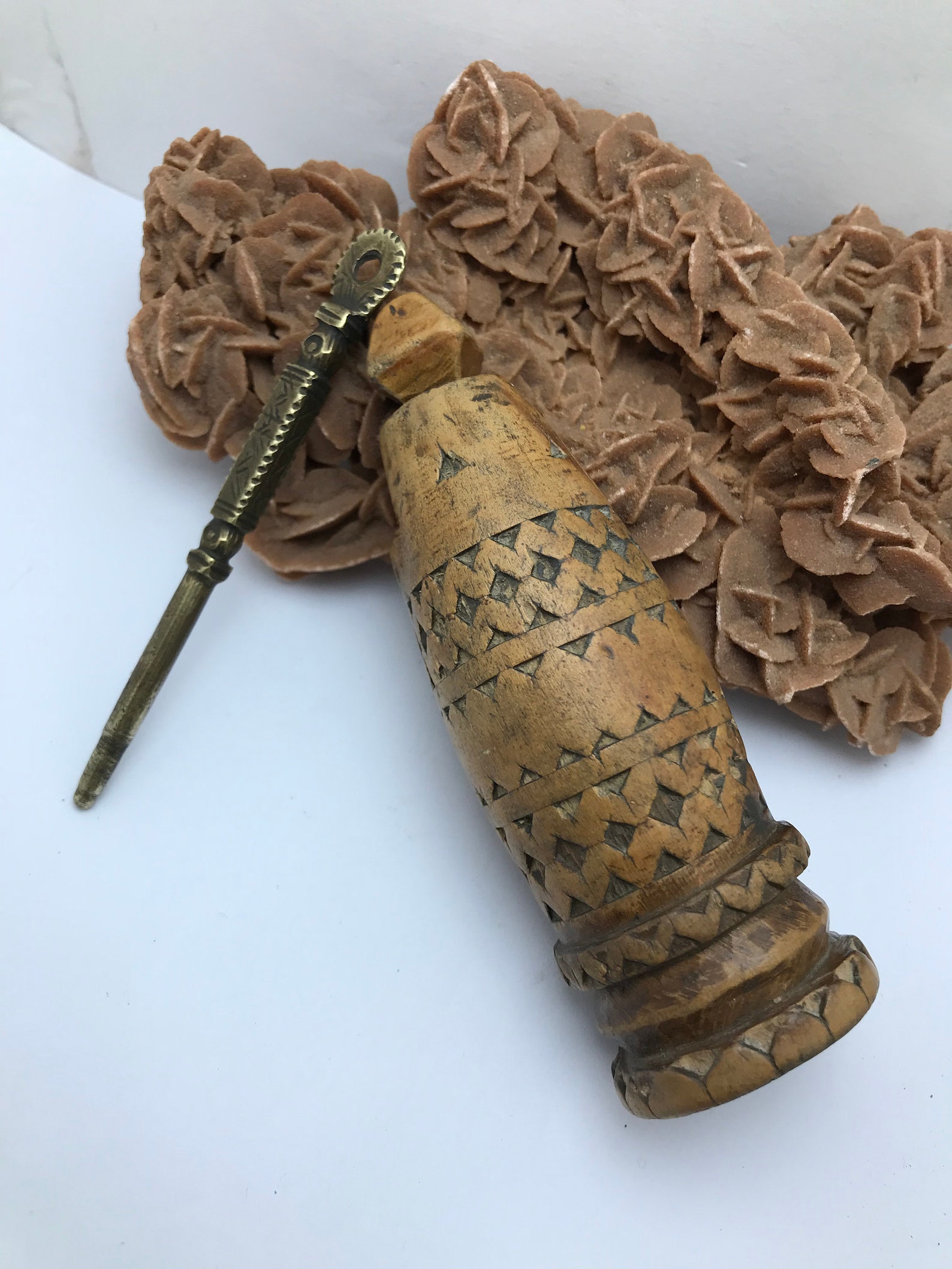 Old Ethnic Kajal Kohl Wood Bottle Berber Morocco Empty Bottle - Etsy