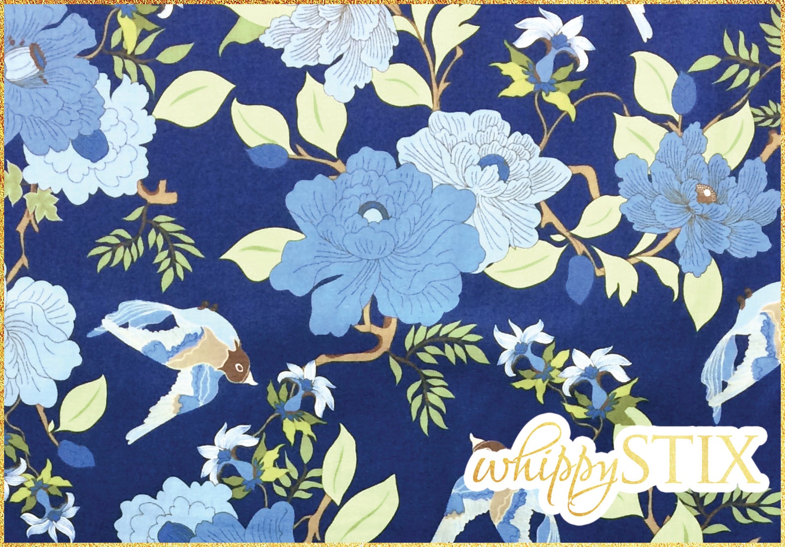 Blue Bird Fabric by the Yard Good Life by Wooster & Prince - Etsy Canada