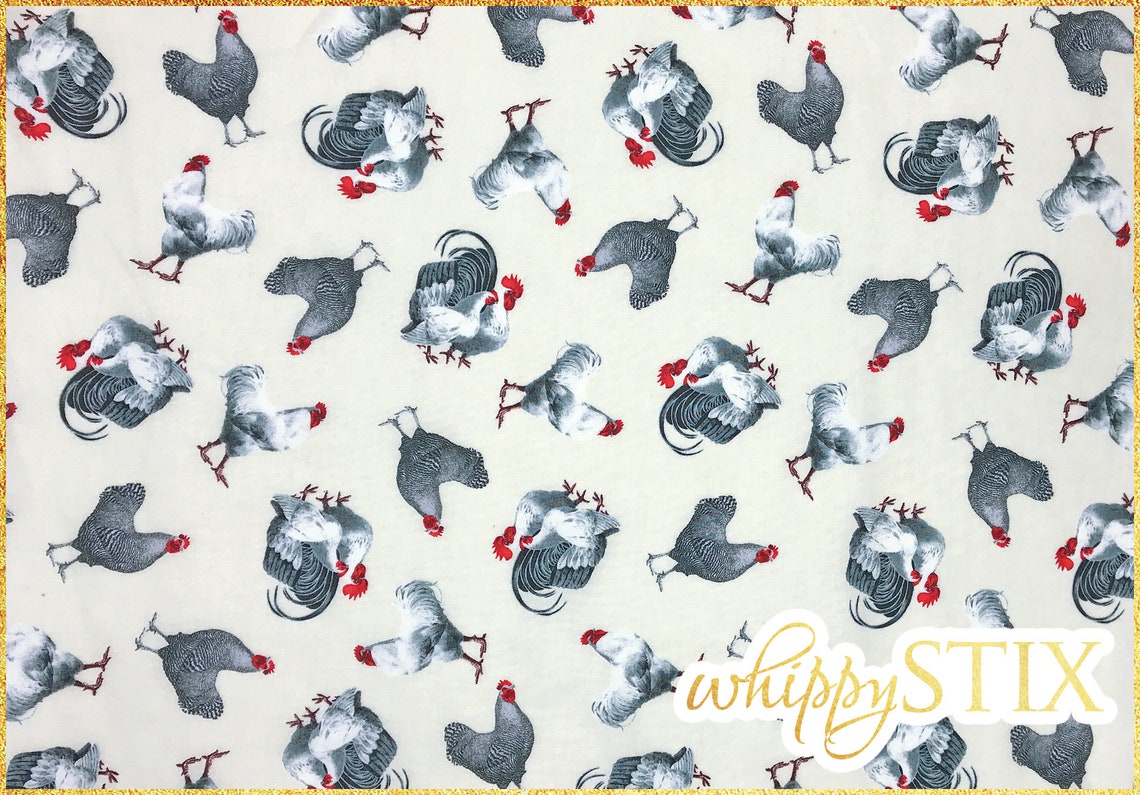 Rooster Fabric by the Yard Fabric the Saturday Evening Post | Etsy