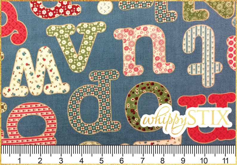 Alphabet Fabric, Homeschool LB Krueger Windham Fabrics 35175-2, BTY ...