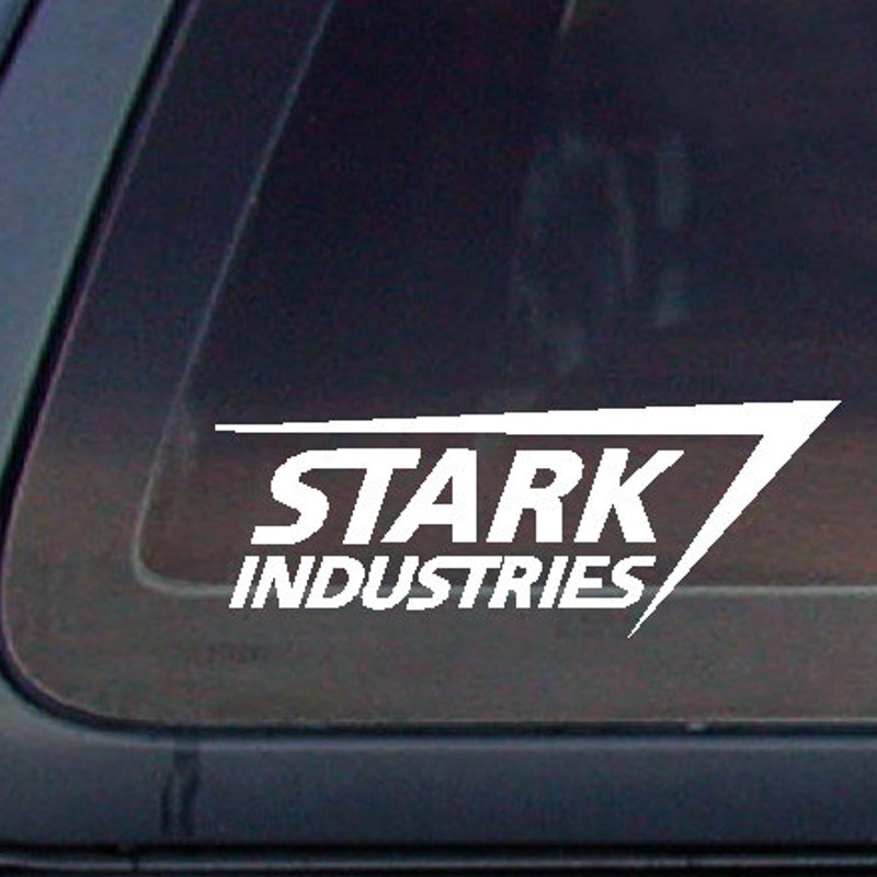 Stark Industries Decal - Etsy
