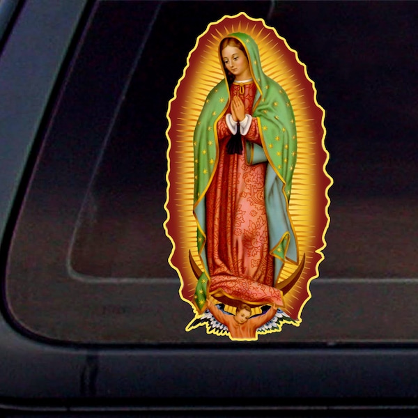 Virgin Mary Car Decal - Etsy