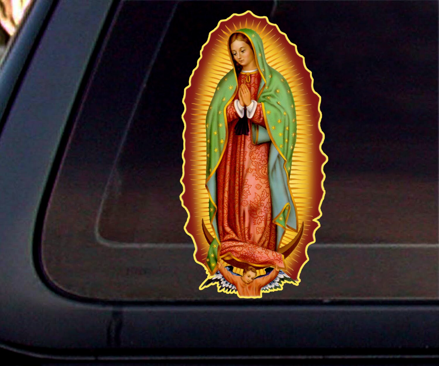 Virgin Mary Color 8.5x4.5,decal,sticker,car Window Decal,car Window ...