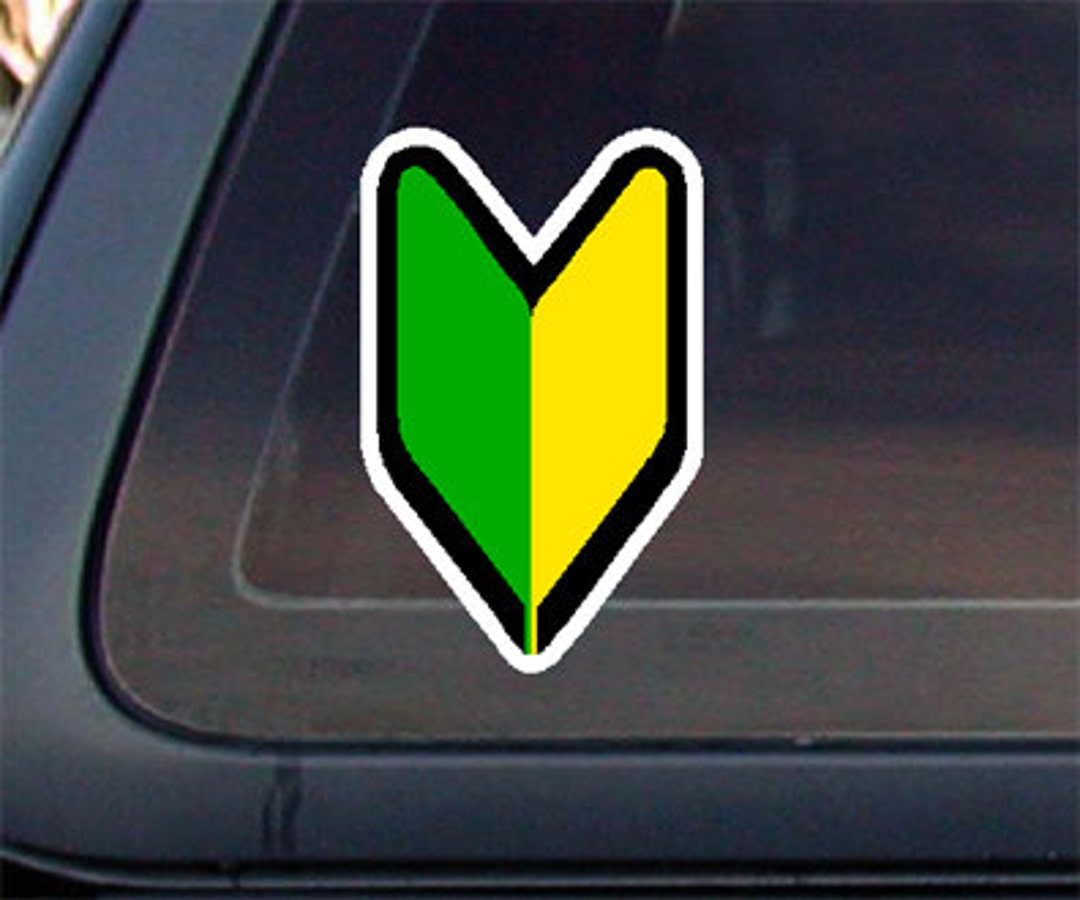 JDM Wakaba Leaf,5.5x3.4,decal,sticker,car Window Decal, Car Sticker ...