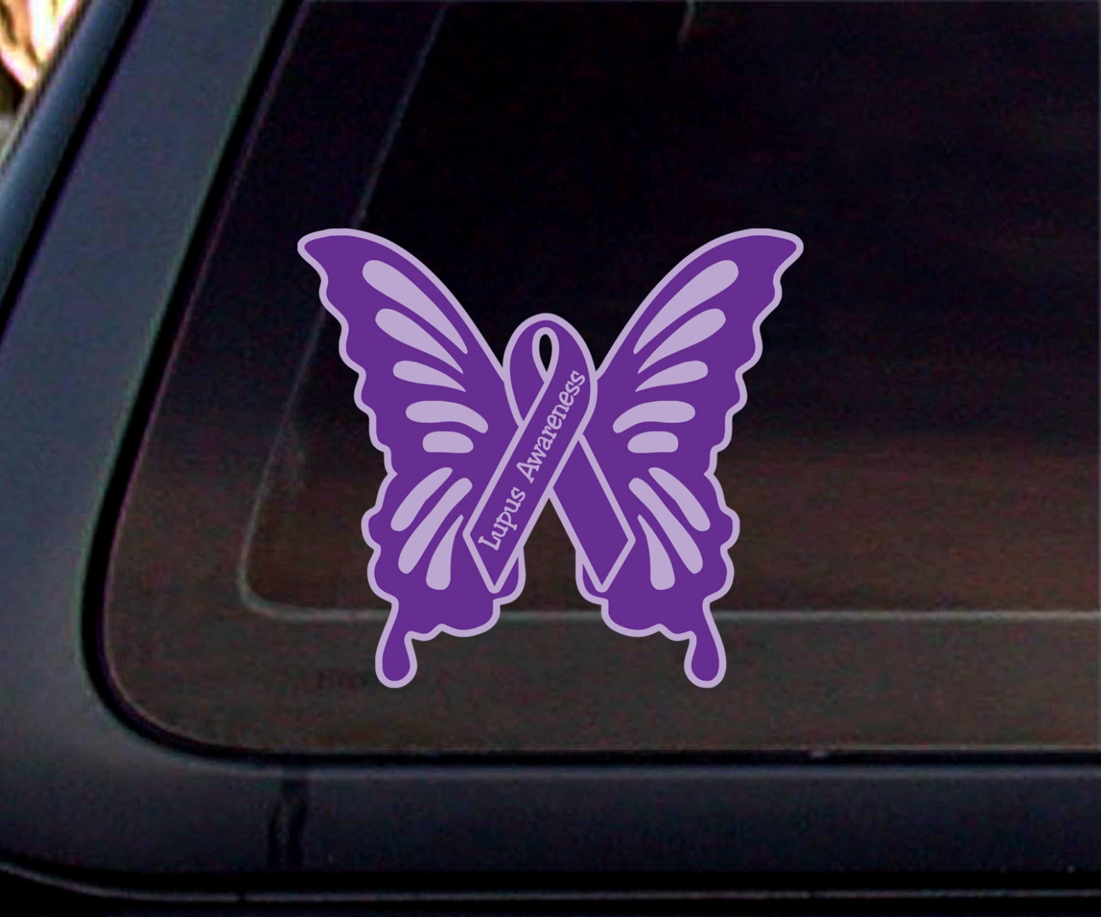 Lupus Awareness Butterfly 5x5,decal,sticker,car Window Decal, Car ...