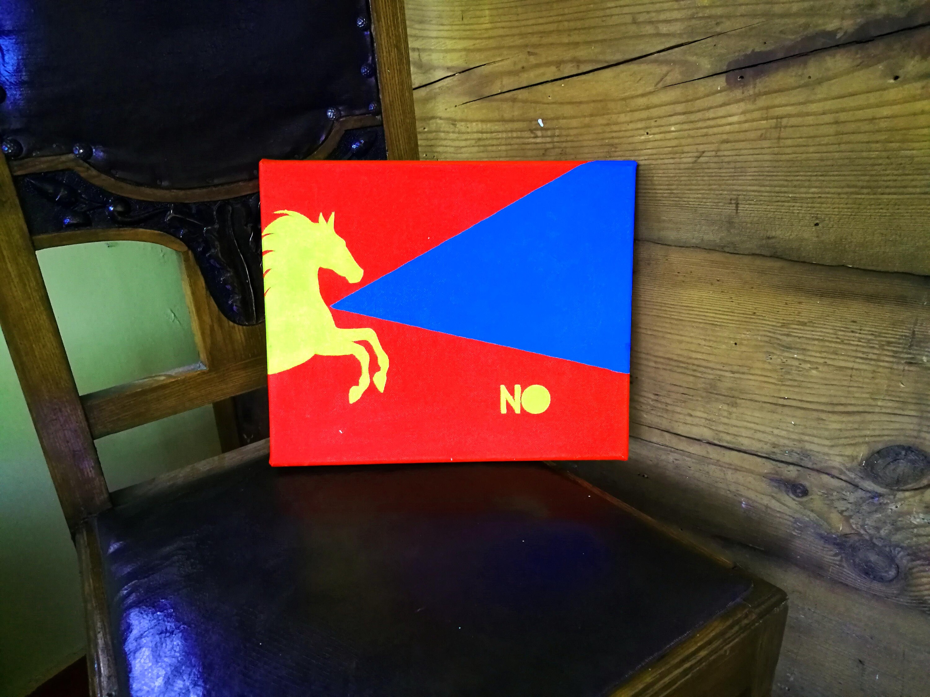 Neigh Sayer Art Original Horse Painting - Etsy