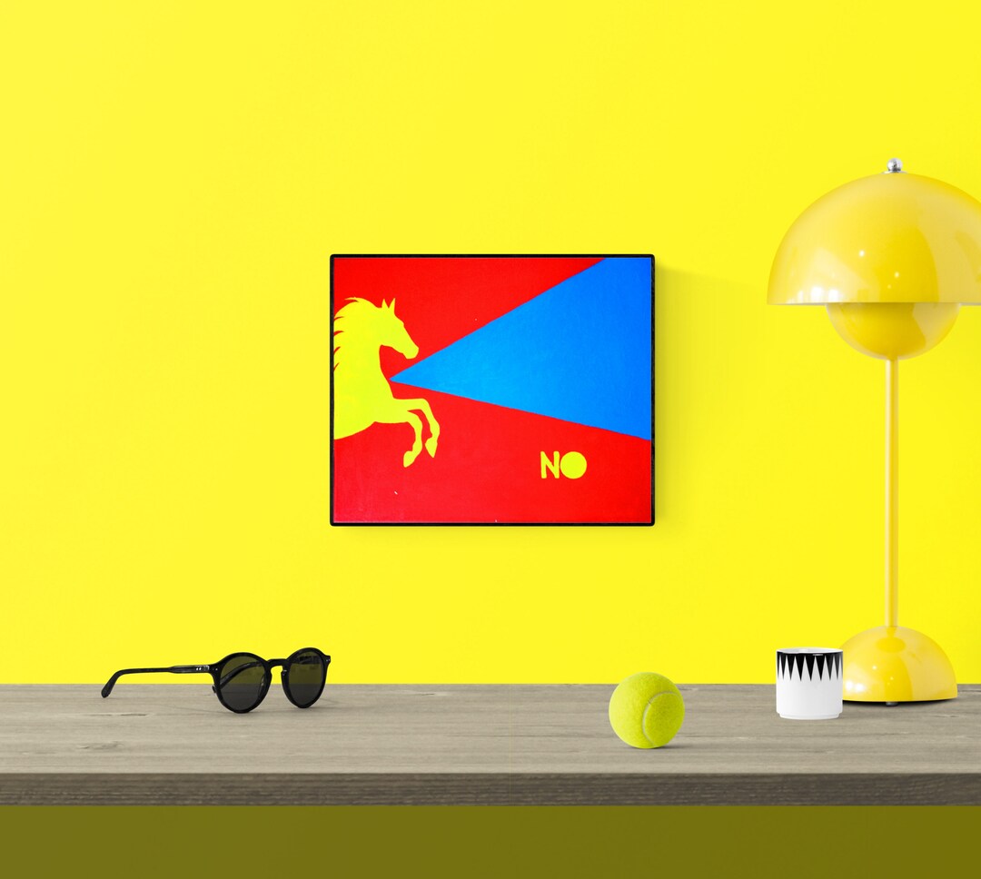 Neigh Sayer Art Original Horse Painting - Etsy